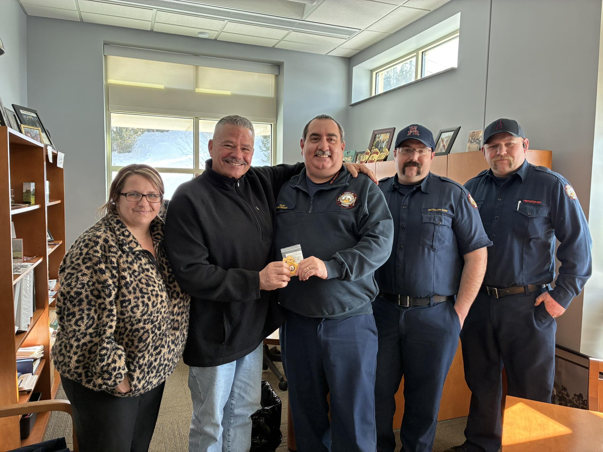 Warren County Fire and Rescue honors Lt. Brian Foley on retirement ...