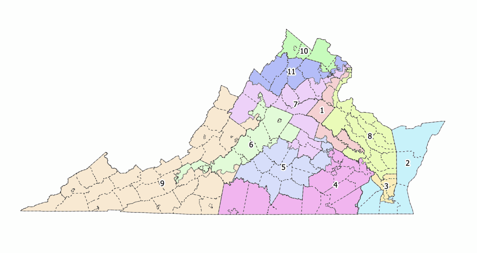 Virginia Democrats release long-awaited 10–1 congressional map ...